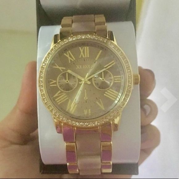 Accessories | Womensyellow And Rose Gold Luxury Feminine Watch | Poshmark